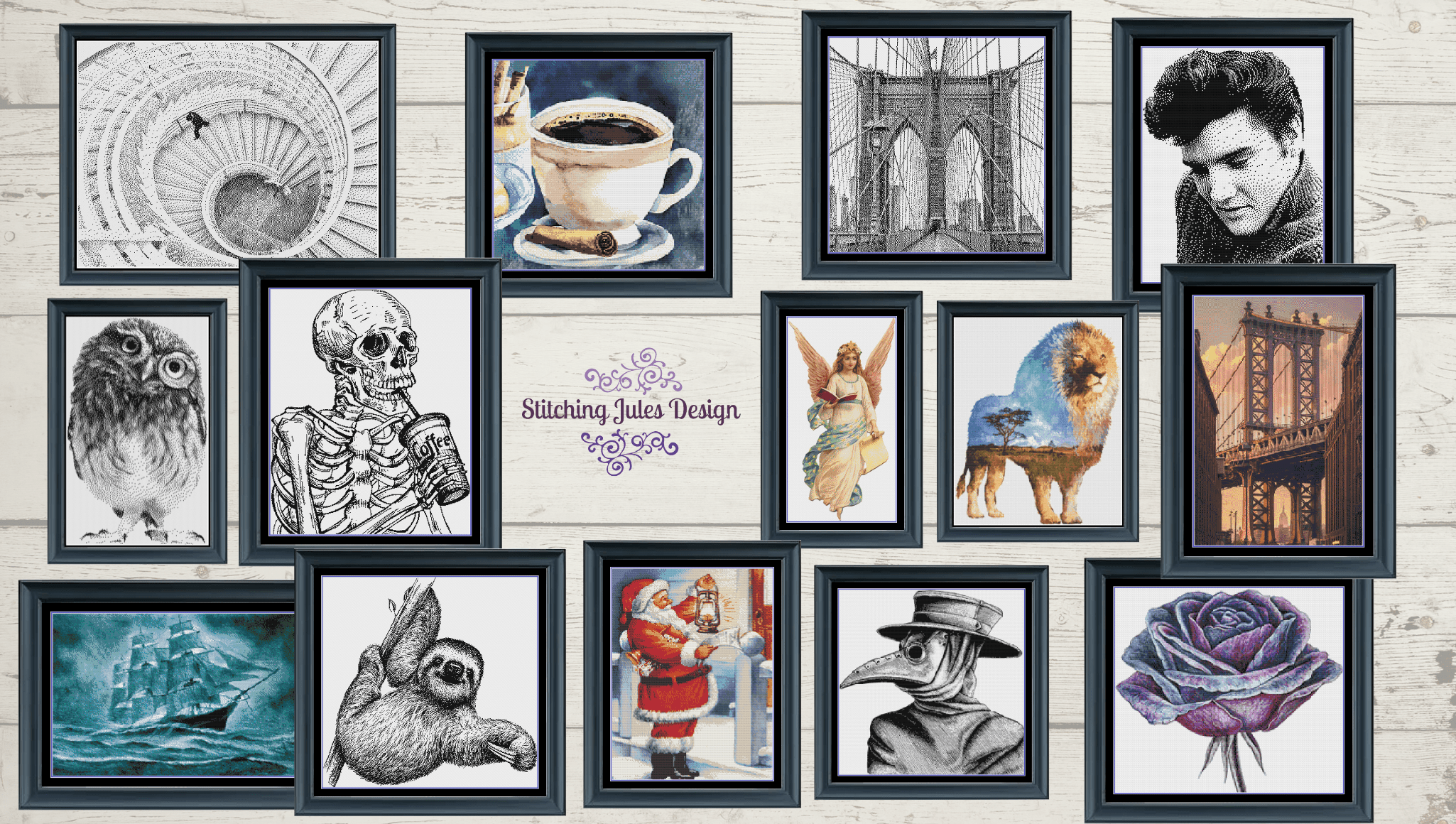 Stitching Jules Design Contemporary Cross Stitch Patterns