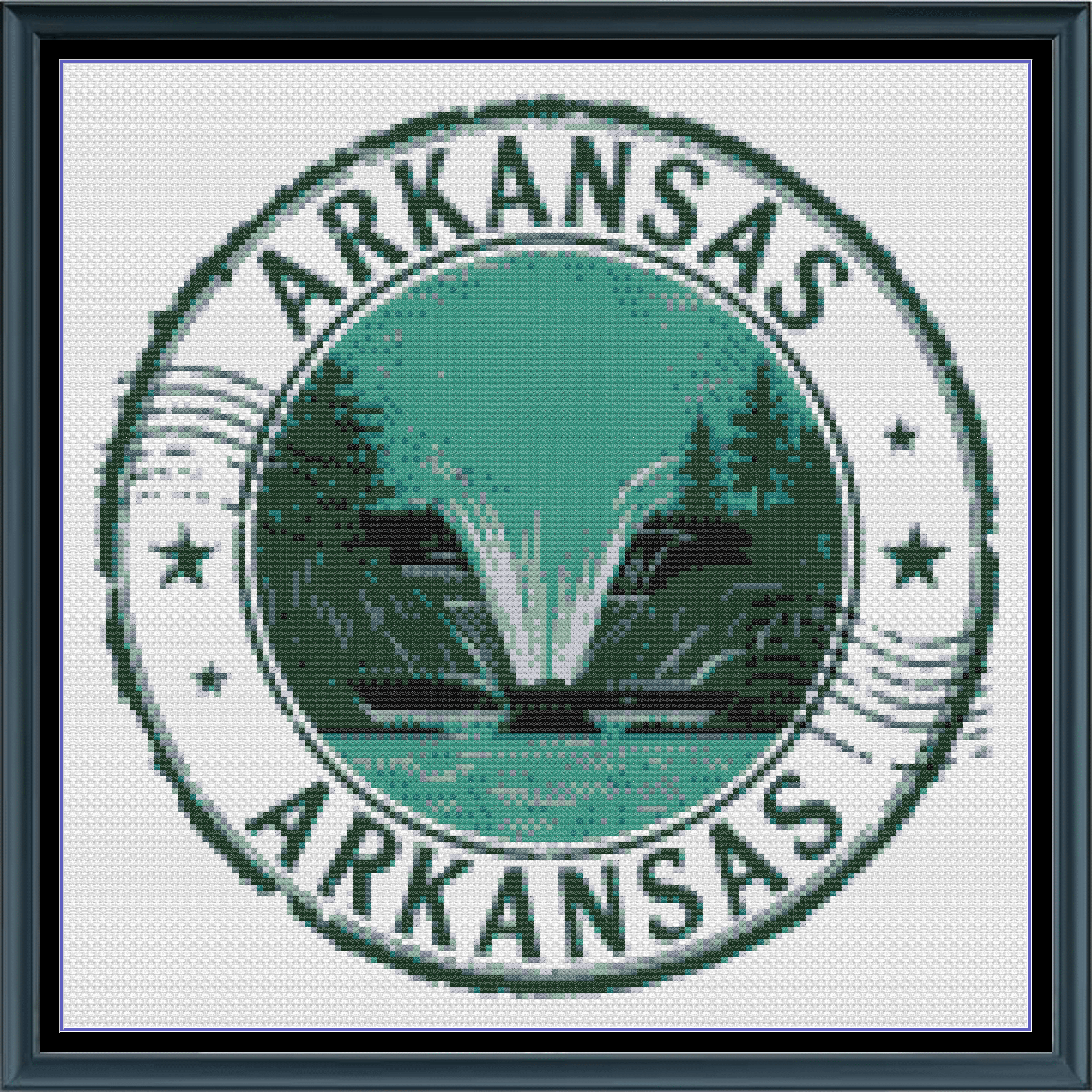 Arkansas Ozarks Little Rock US State Counted Cross Stitch Pattern | In ...
