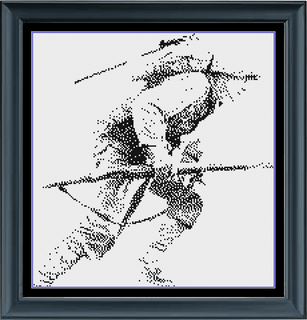 Army Soldier Cross Stitch Pattern | Military Cross Stitch Pattern | Bl ...