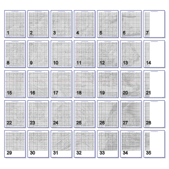 Cruise Ship Carving Large Full Coverage Counted Cross-Stitch Pattern ...