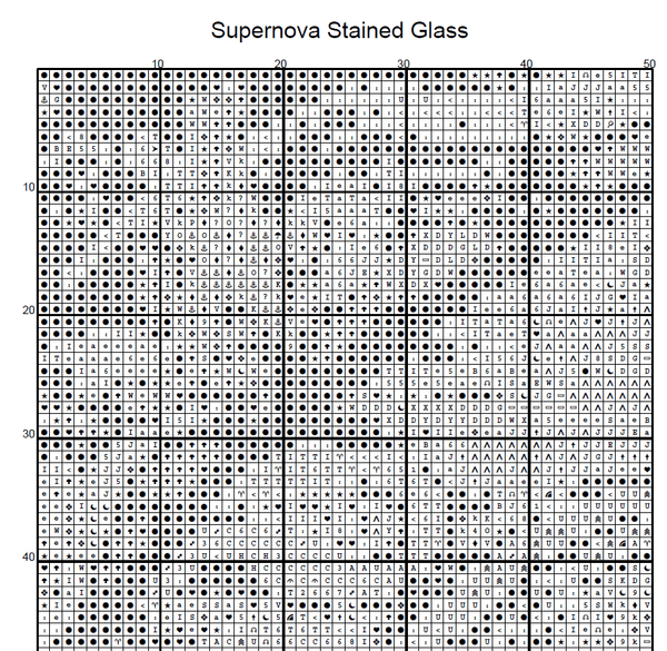 Supernova Space Astronomy Stars Full Coverage Large Counted Cross Stit ...