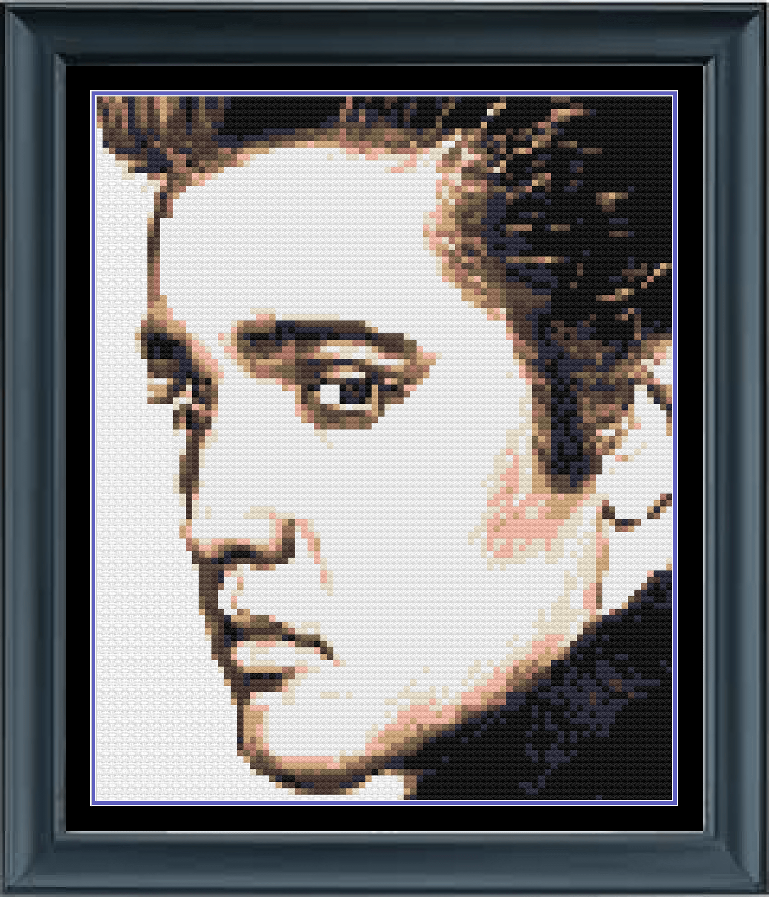 Mini Elvis Portrait Counted Cross-Stitch Pattern | Instant PDF Downloa ...